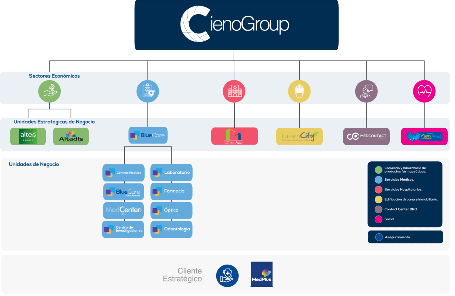 Estructura grupo | Grupo Cieno | Laboratorio Altea